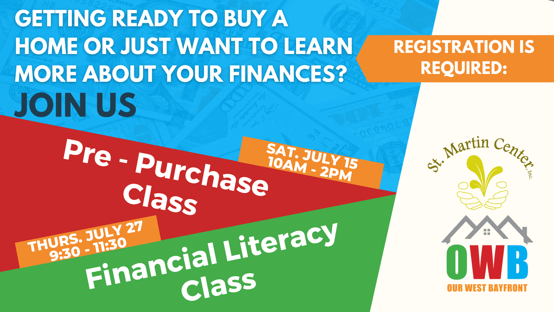 Financial Literacy Class | Our West Bayfront