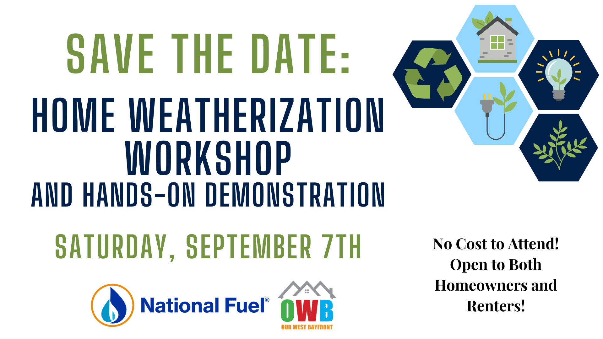 Home Weatherization Workshop 2024 | Our West Bayfront